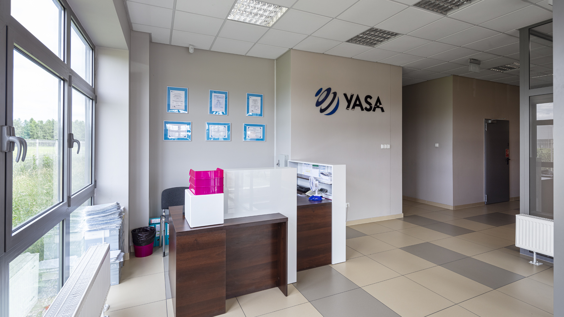 Production hall - Yasa Motors Poland - realization details